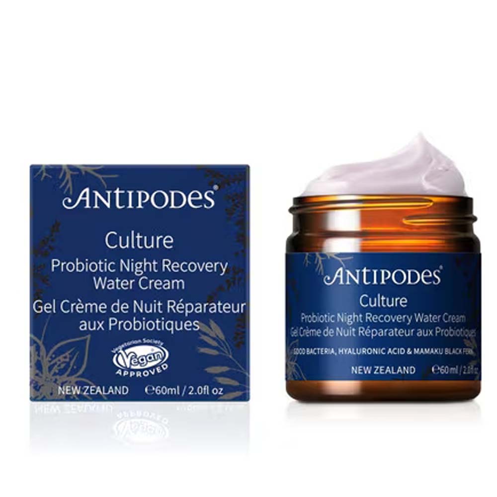 Antipodes Culture Probiotic Night Recovery Water Cream 60ml | Natonic