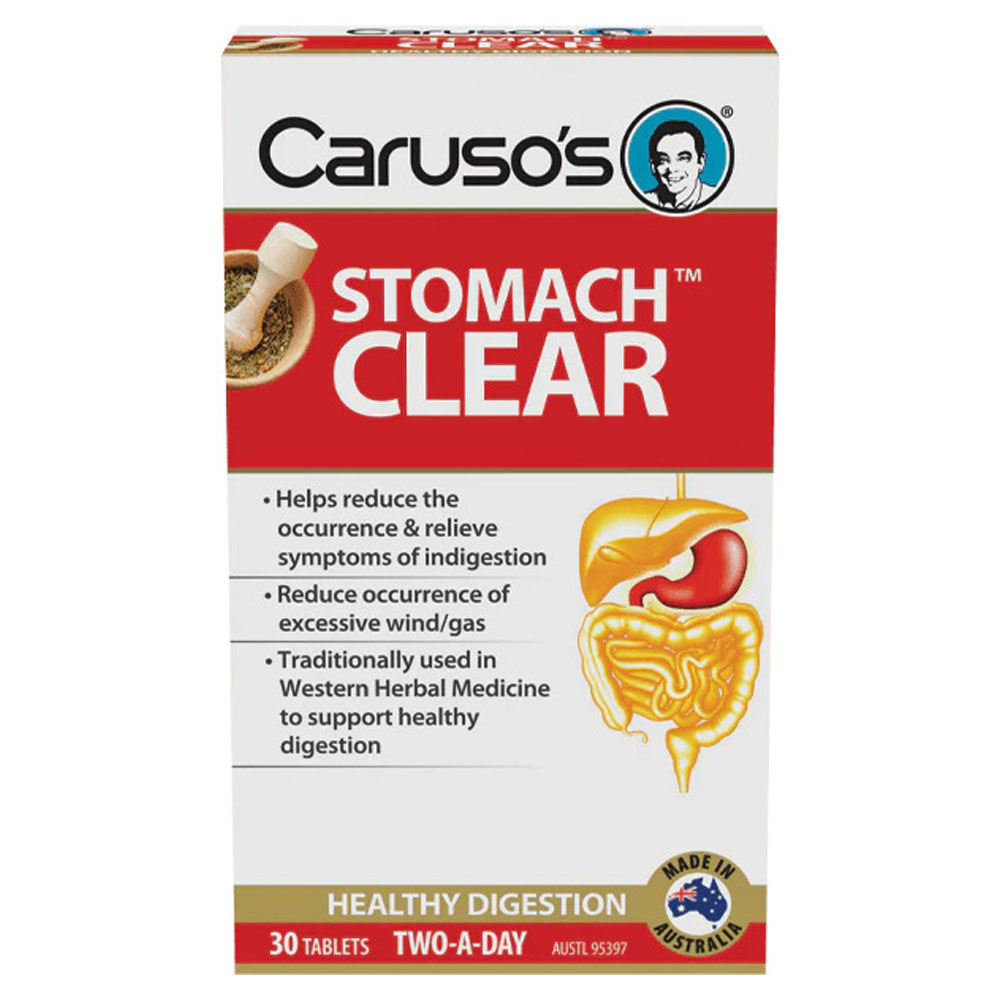 Caruso's Natural Health Stomach Clear 30 Tablets | Natonic