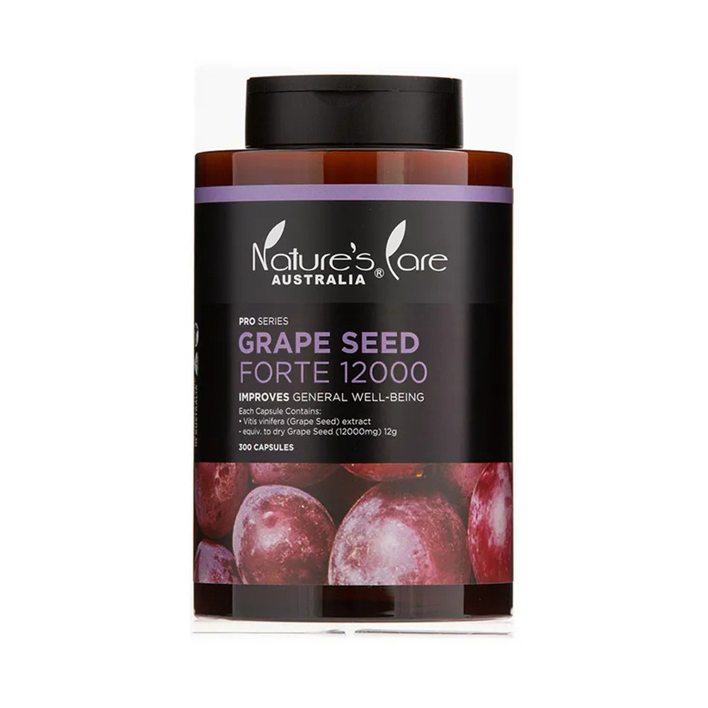 Nature's Care Traubenkernextrakt Forte 12000, 300 Kapseln | Natonic
