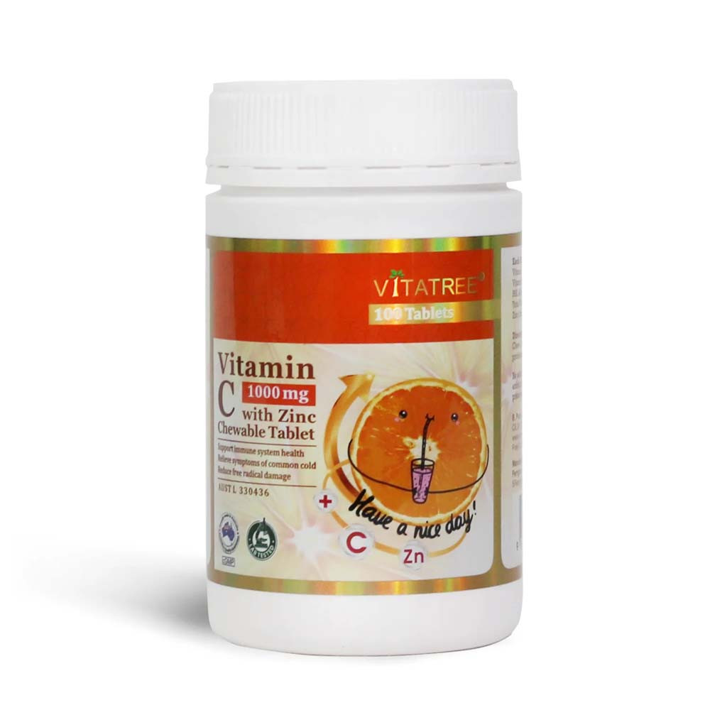 Vitatree Vitamin C 1000 mg plus Zink 100 Tabletten | Natonic