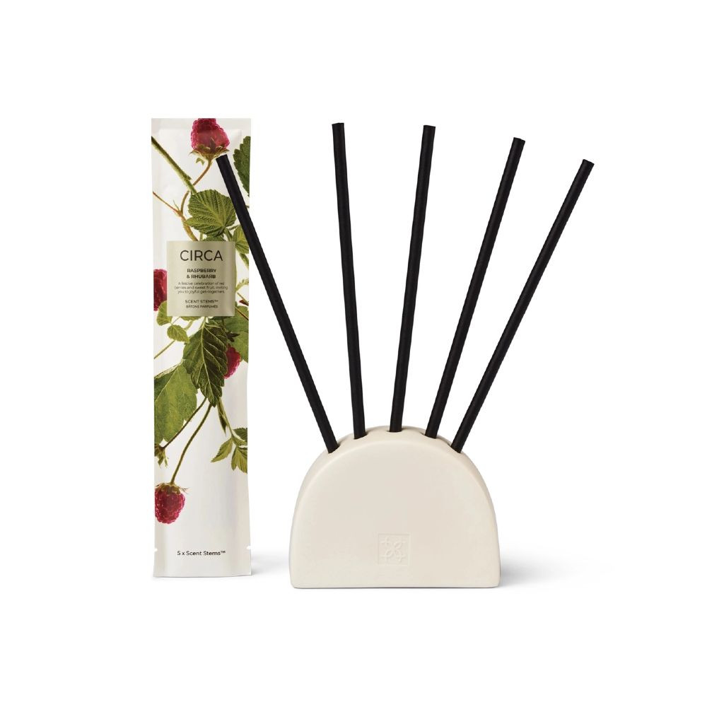 CIRCA Christmas Raspberry & Rhubarb Scent Stems Refill 5 Pack | Natonic