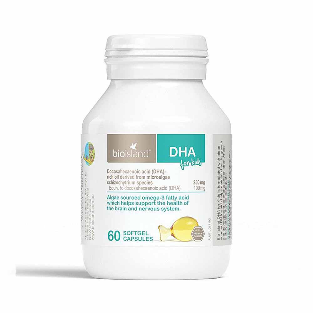 Bio Island DHA para sa mga Bata 60 Capsules | Natonic