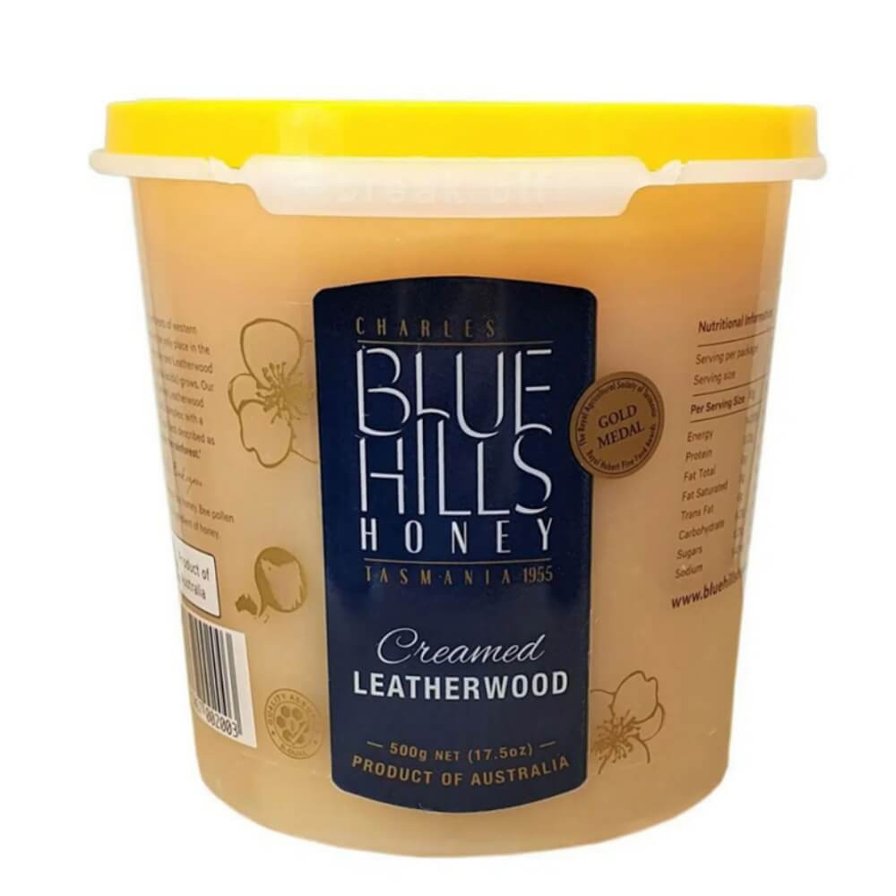 Blue Hills Honey Creamed Leatherwood 500g | Natonic