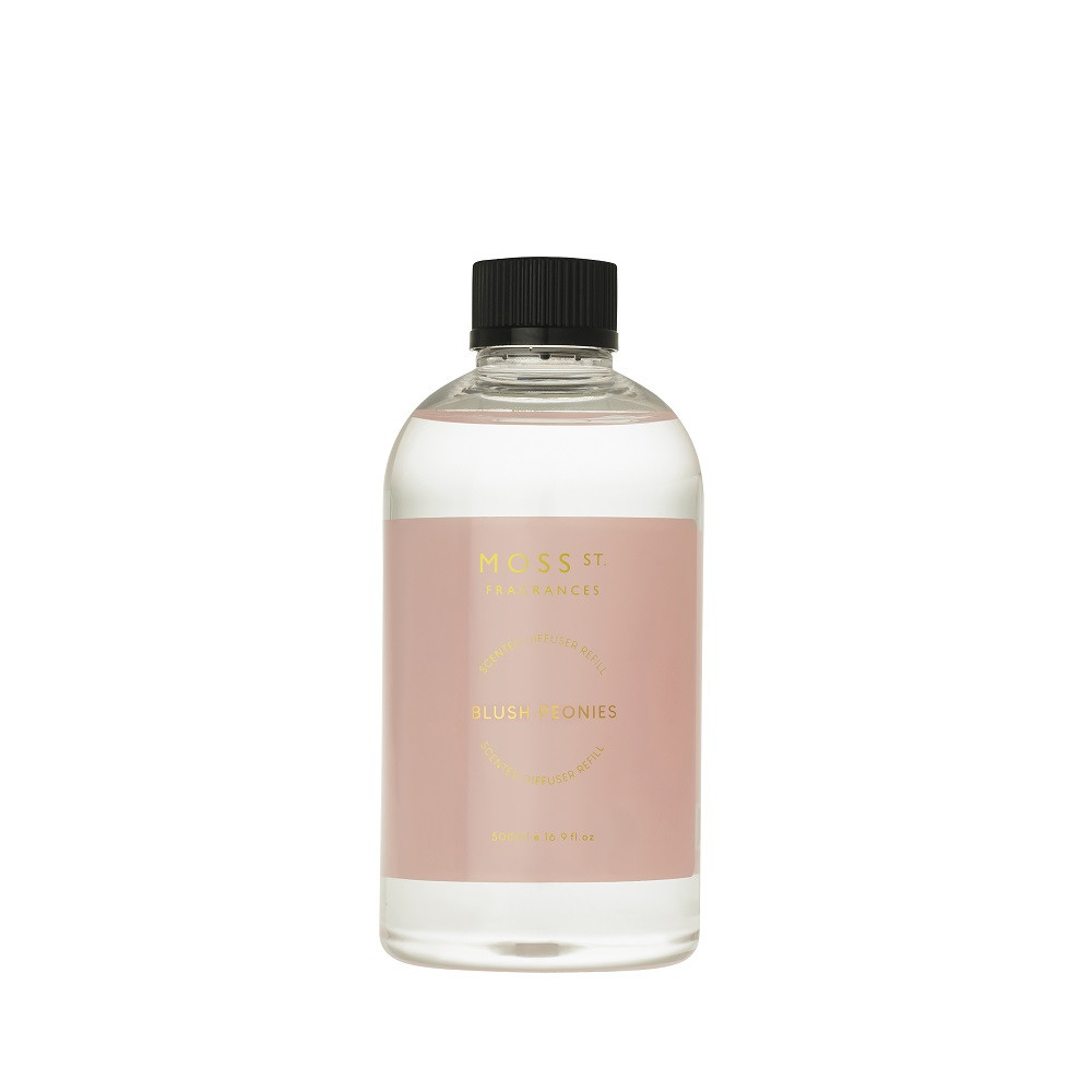 Moss St. Fragrance Blush Peonies Diffuser Refill 500ml | Natonic