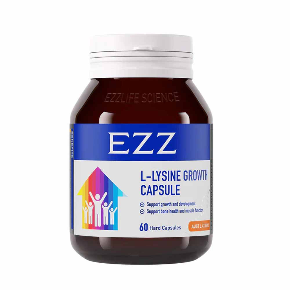 EZZ L-Lysine Growth 60 Capsule | Natonic