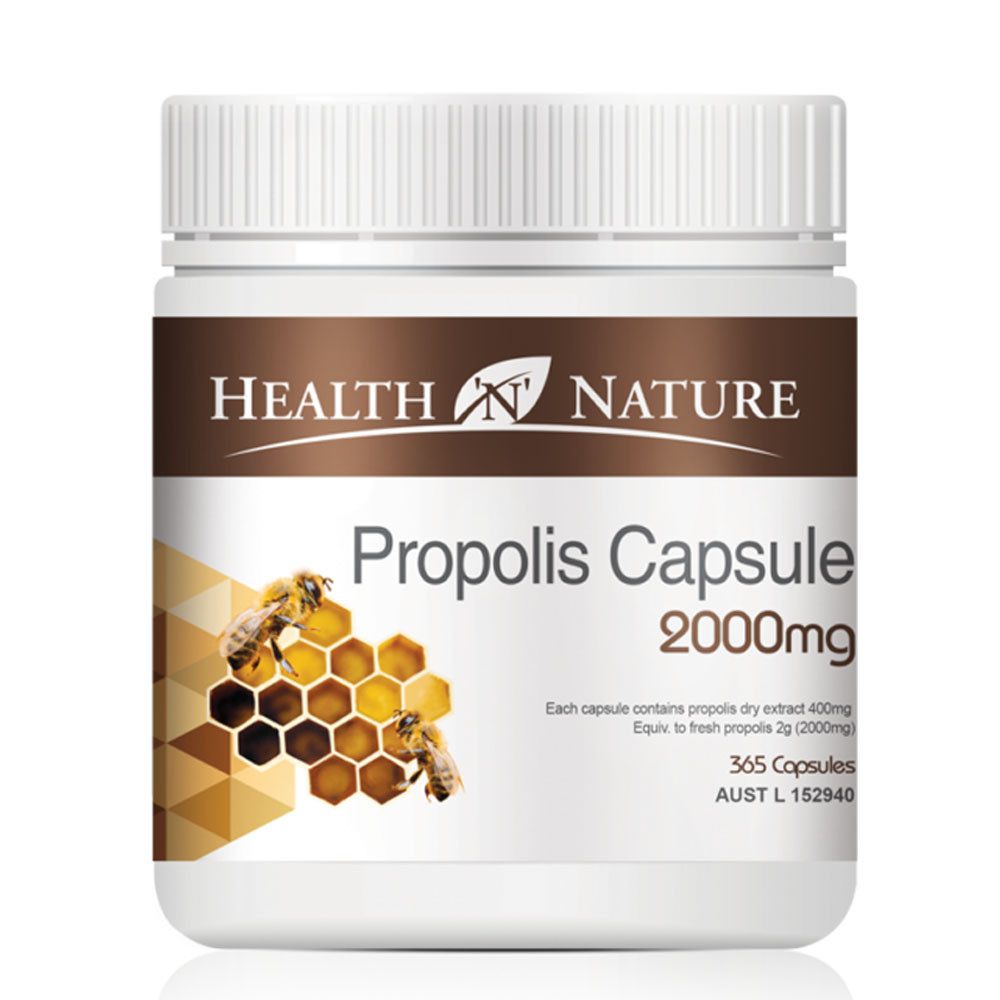 Health N Nature Propolis Capsule 2000mg 365 Capsule | Natonic