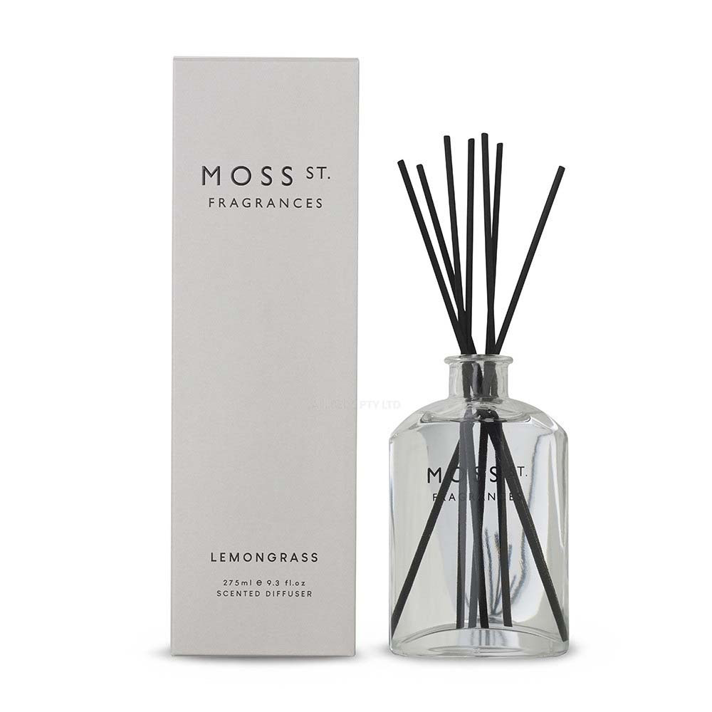 Moss St. Fragrances Lemongrass Scented Diffuser 275ml | Natonic