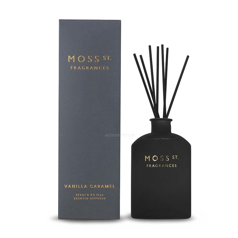 Moss St. Fragrances Vanilla Caramel Scented Diffuser 275ml | Natonic