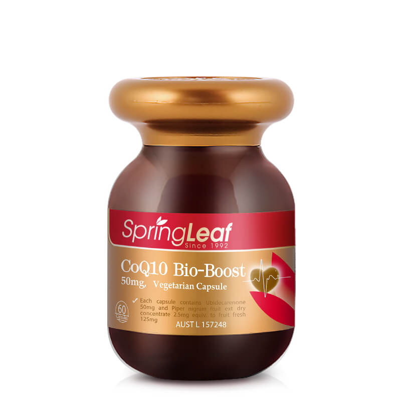 Springleaf CoQ10 Bio-Boost 50mg Vegetarian Capsule | Natonic