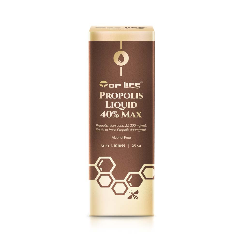 Toplife Propolis Liquid 40% Max Alcohol Free 25ml | Natonic