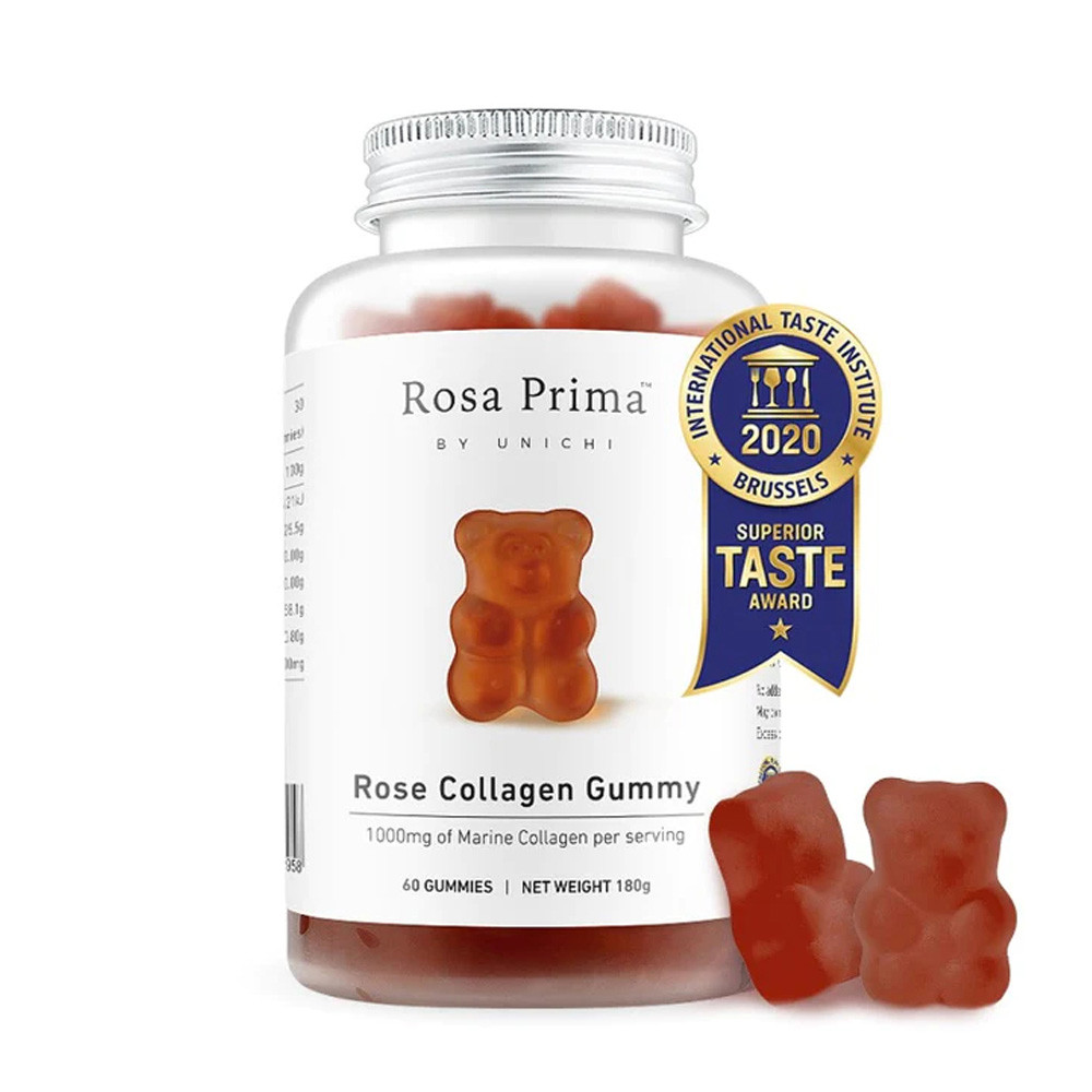 Unichi-Rosa Prima Rose Collagen 60 Gummies | Natonic