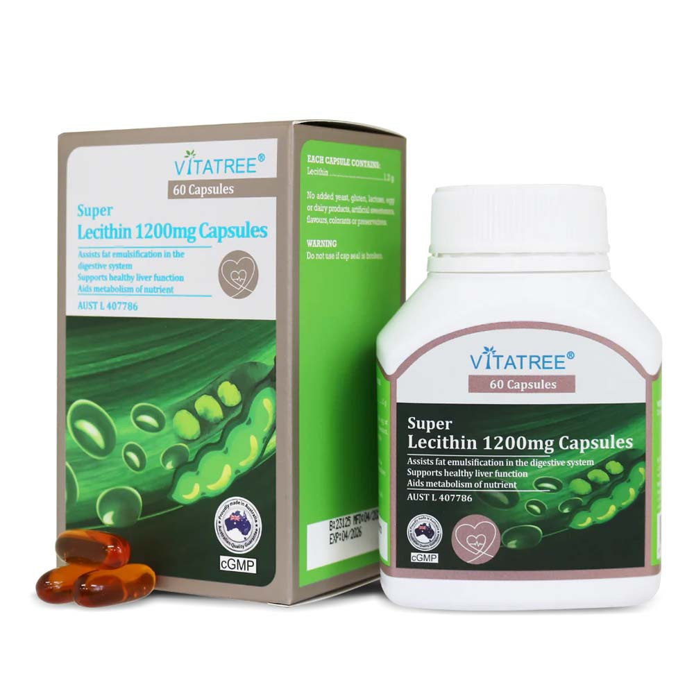 Vitatree Super Lecithin 1200mg 60 Kapsula | Natonic