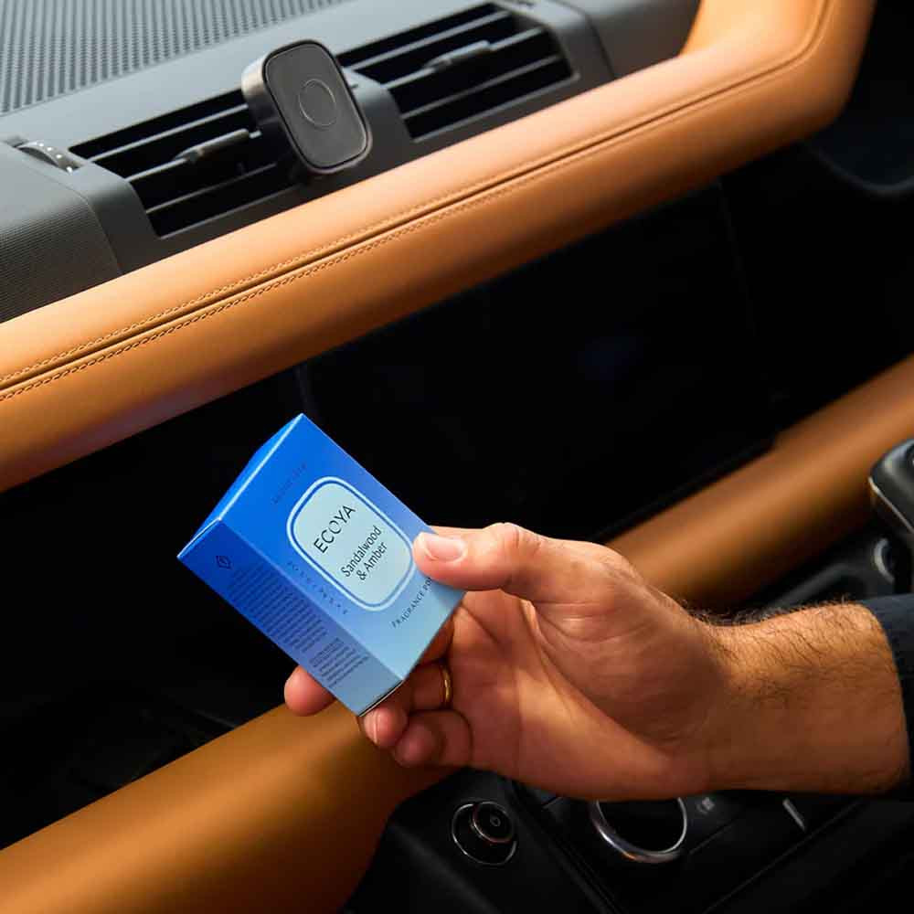 كبسولات معطر جو للسيارة من إيكويا برائحة خشب الصندل والعنبر | ناتونيك