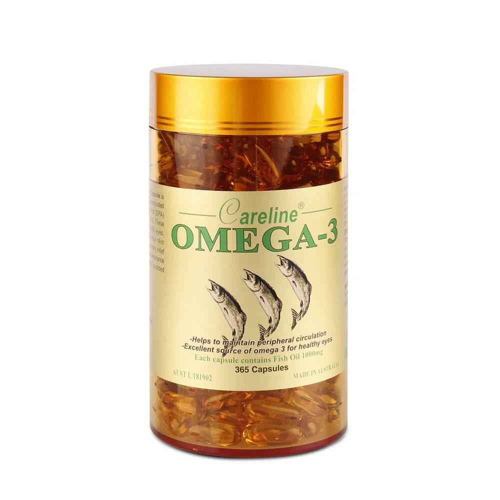Careline Omega-3 鱼油 365 粒胶囊 | Natonic