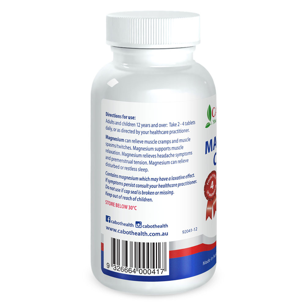 Cabot Health Magnesium Complete 200 Tablets | Natonic