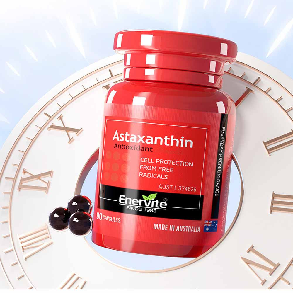Enervite Astaxanthin 90 Capsules | Natonic