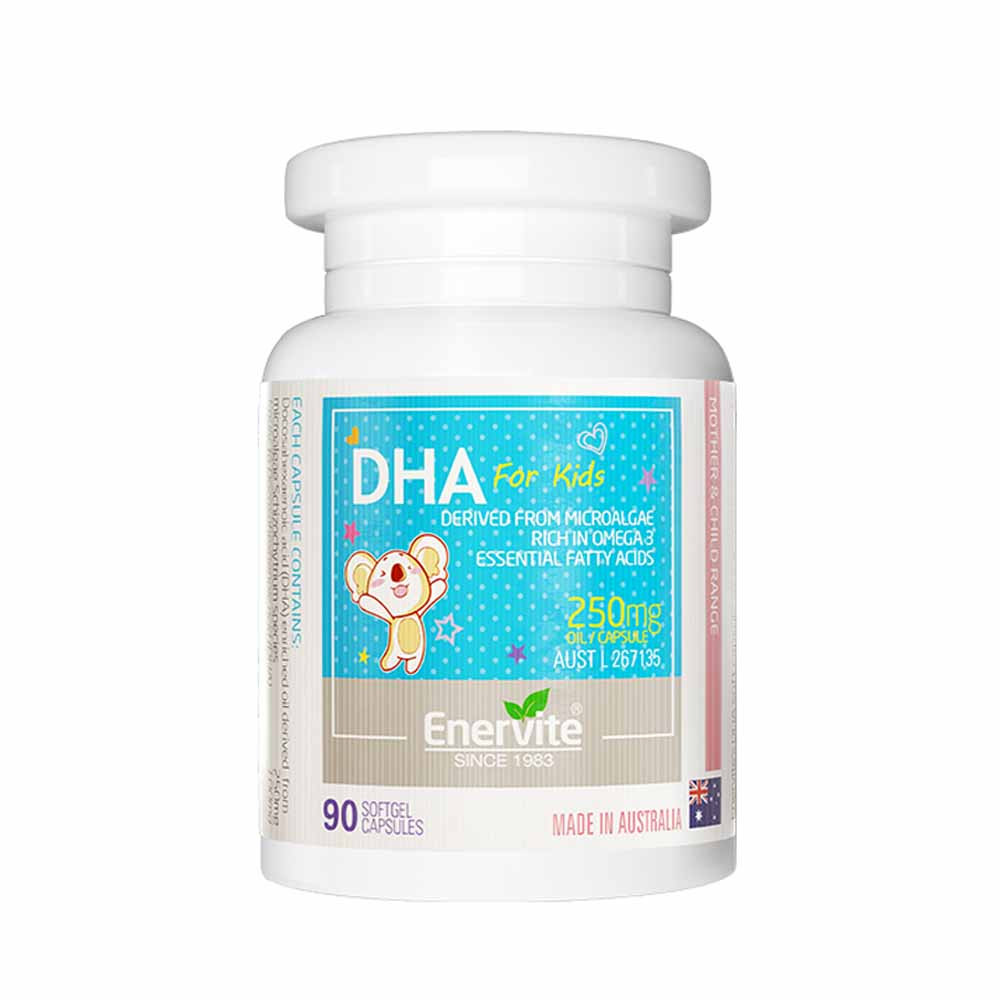 Enervite DHA for Kids 90 Capsules | Natonic