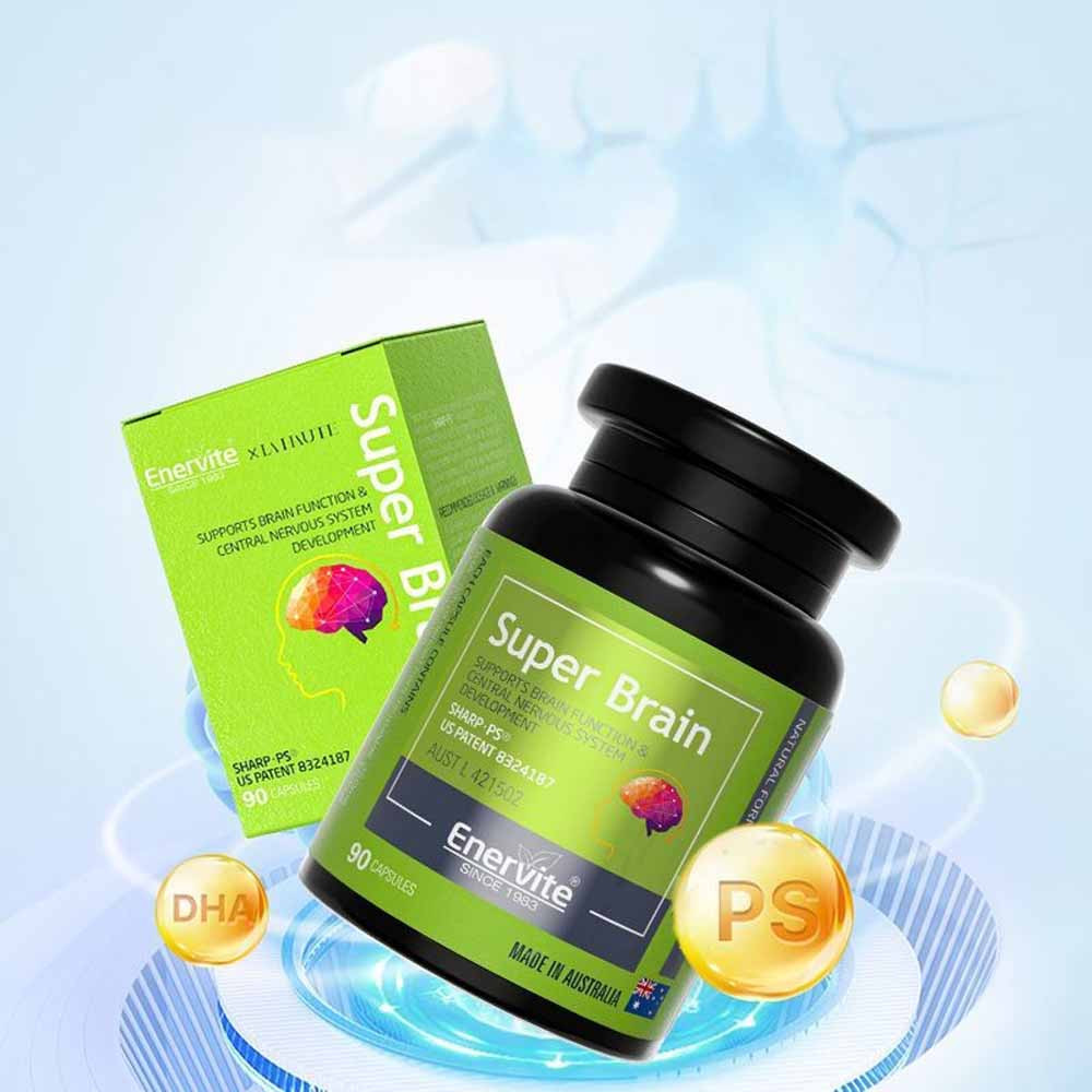 Enervite Super Brain 90 Capsules | Natonic