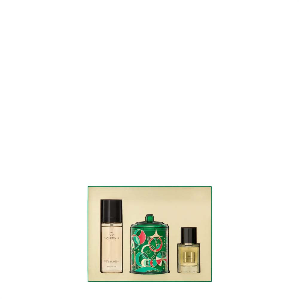 Glasshouse Fragrances Kyoto in Bloom Trio Gift Set | Natonic