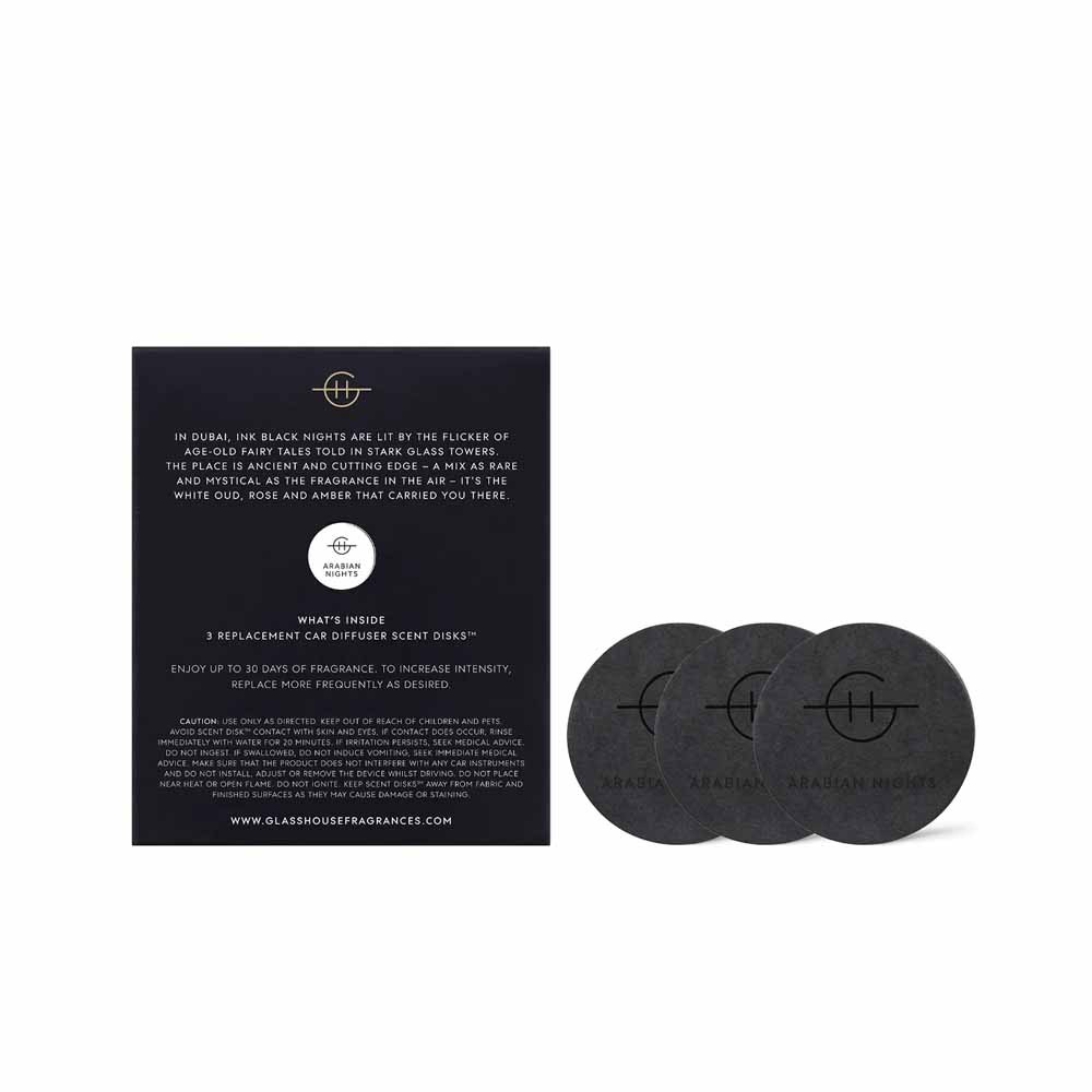Glasshouse Fragrances Arabian Nights Car Diffuser Refill | Natonic
