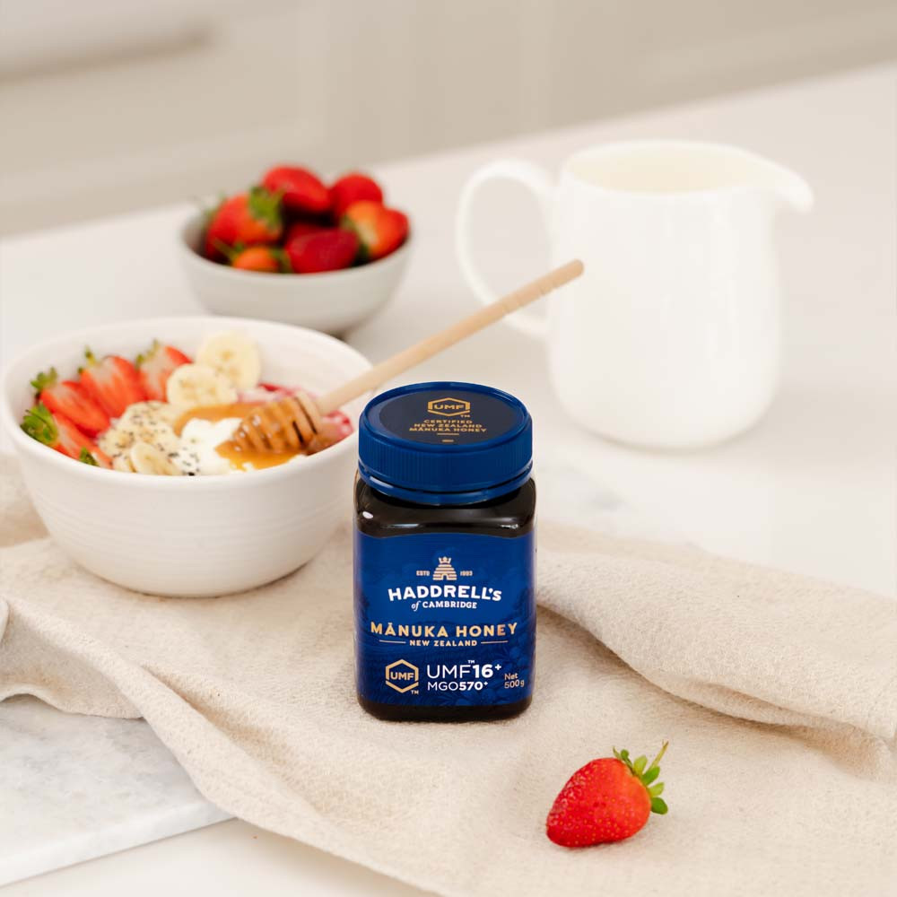 Haddrell's UMF 16+ Manuka Honey 500g (MGO 573+) | Natonic