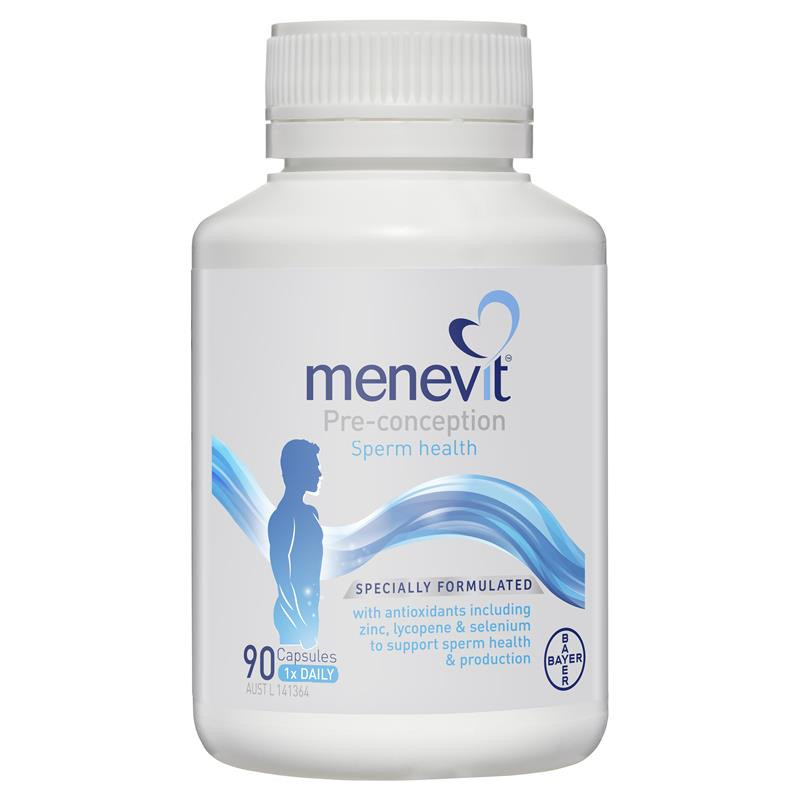 Bayer Menevit Pre-pregnancy Sperm Health 90 Capsules | Natonic