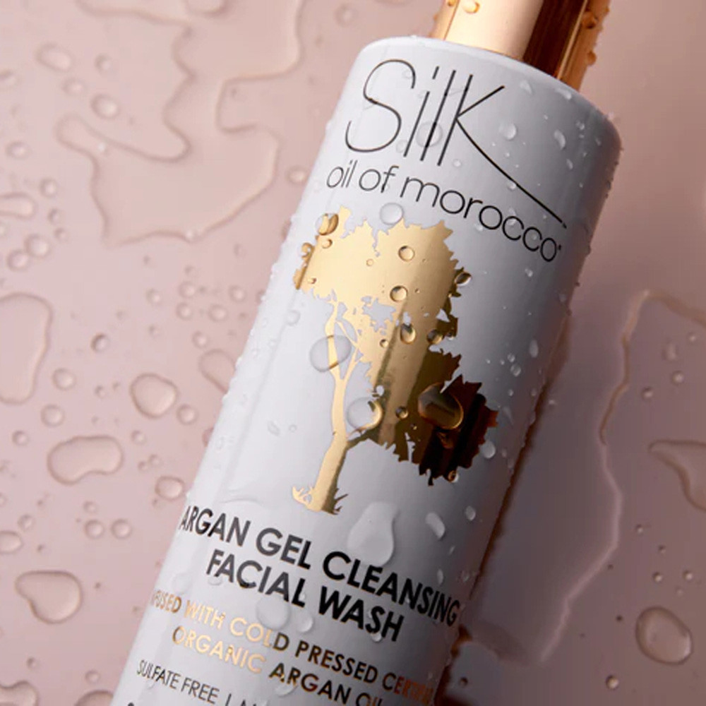 Silk Oil of Morocco Argan Gel Cleansing Facial Wash 200ml | Natonic
