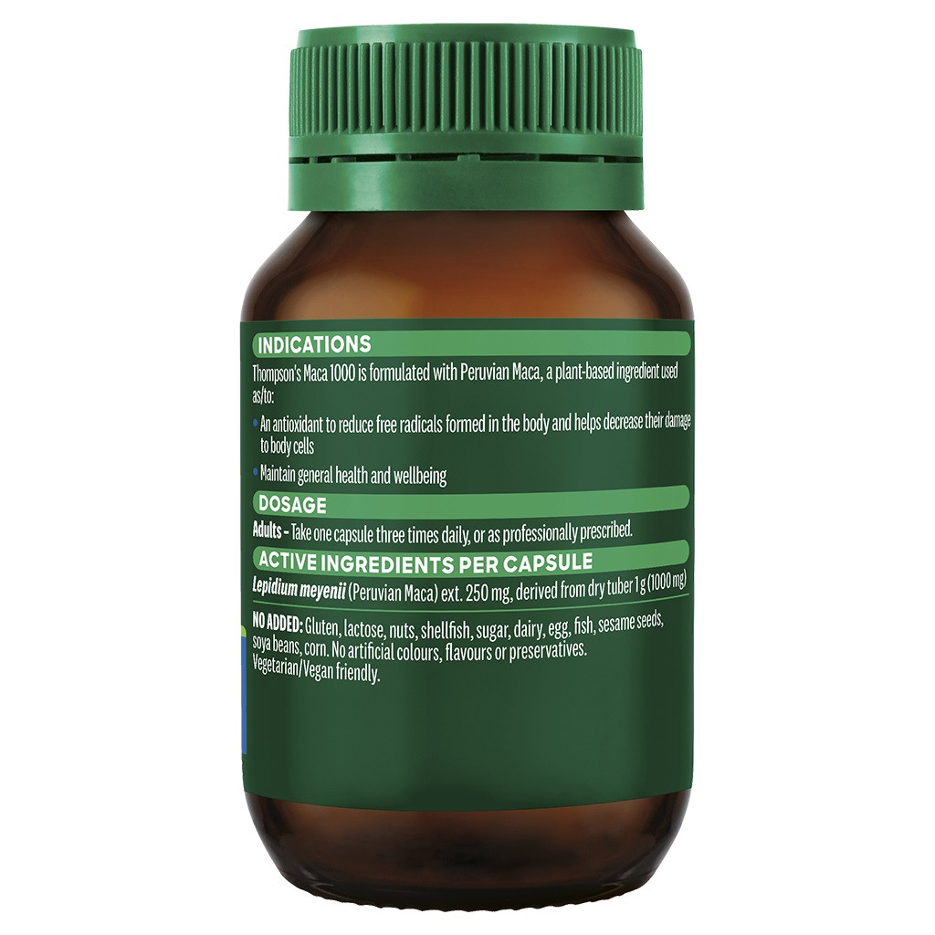 Thompson's Maca 1000 60 Capsules | Natonic