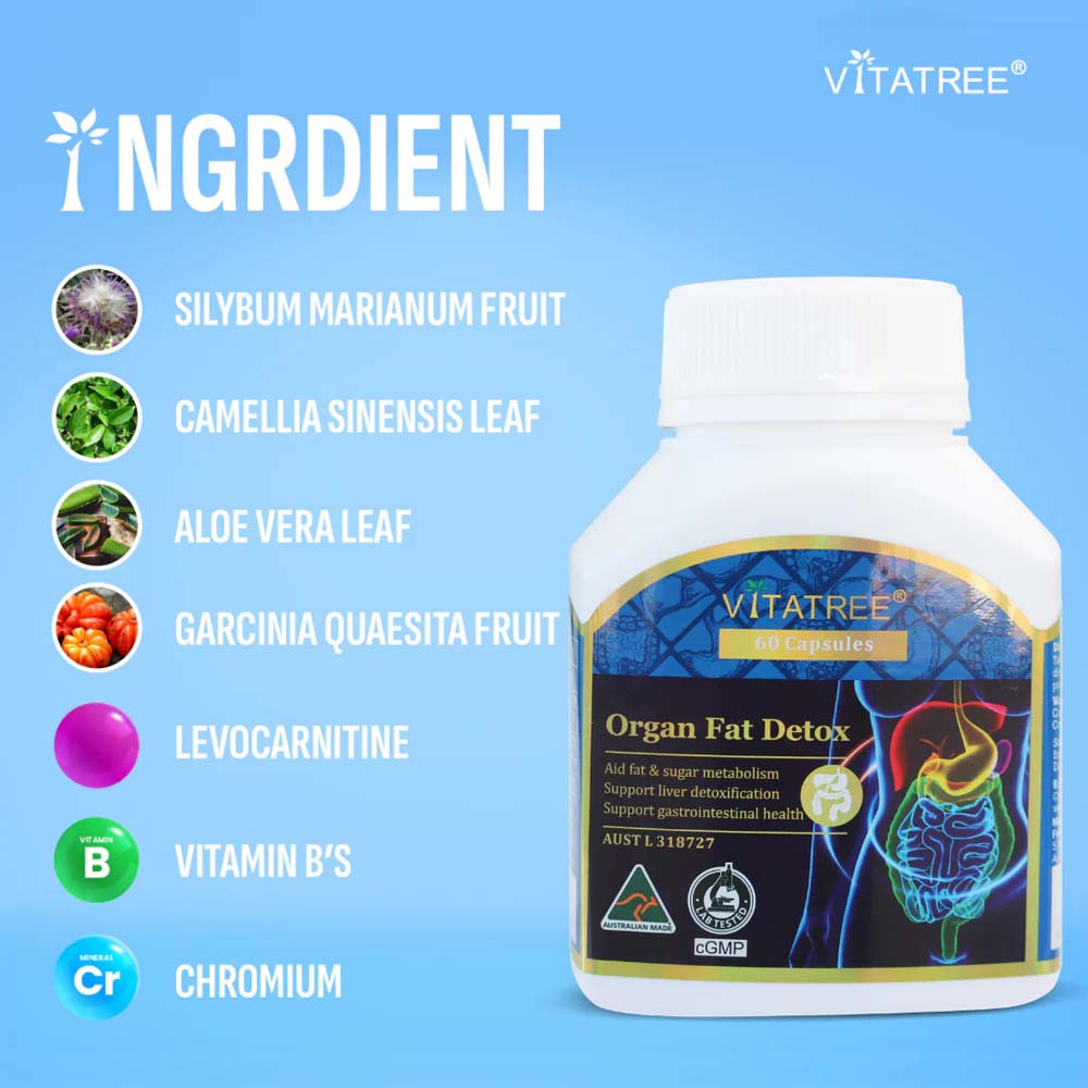 Vitatree Organ Fat Detox 60 Capsules | Natonic