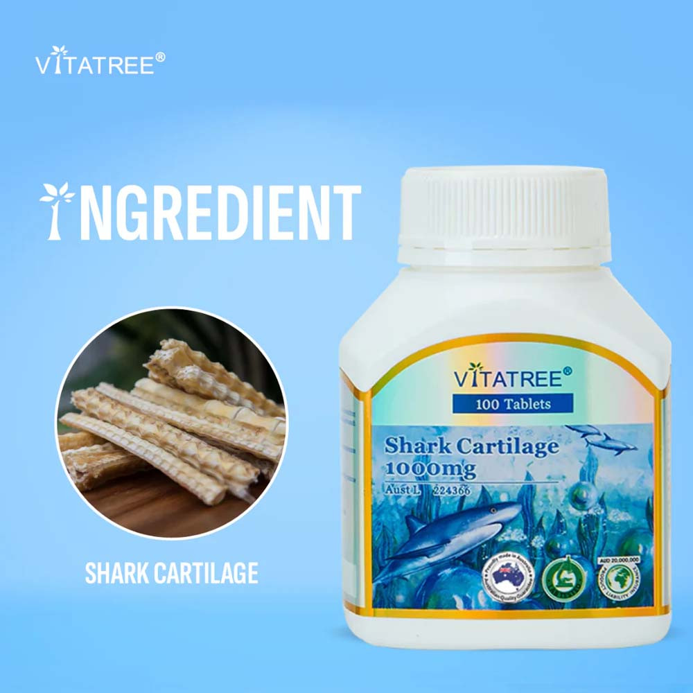 Vitatree Shark Cartilage 1000mg 2x100 Tablets | Natonic