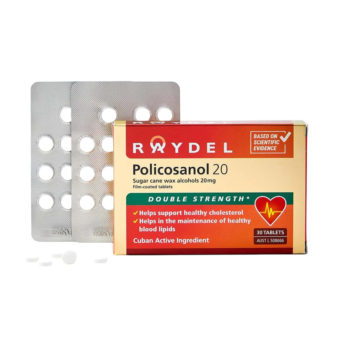 Raydel Policosanol 20mg 30 Tablets | Natonic