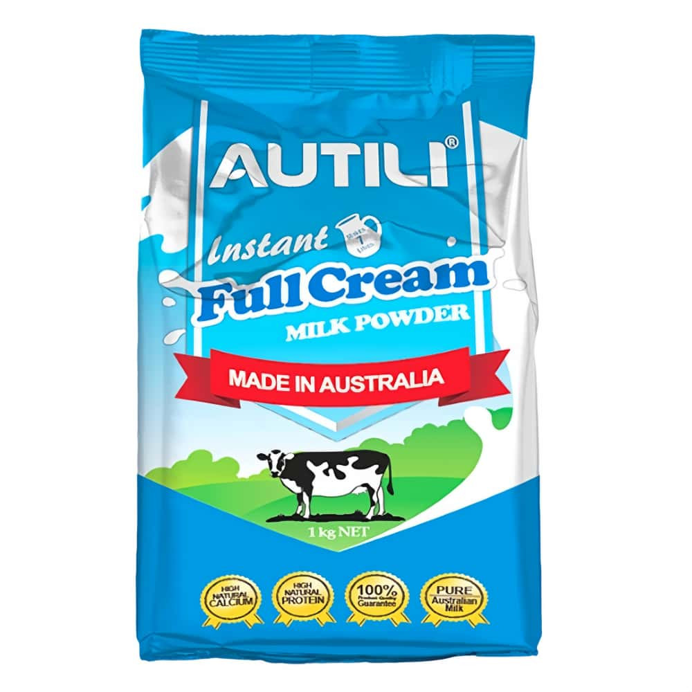Autili Full Cream Milk Powder With Vitamin D & A 1kg | Natonic