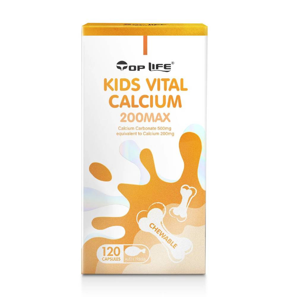 Toplife Kids Vital Calcium 120 Capsules | Natonic