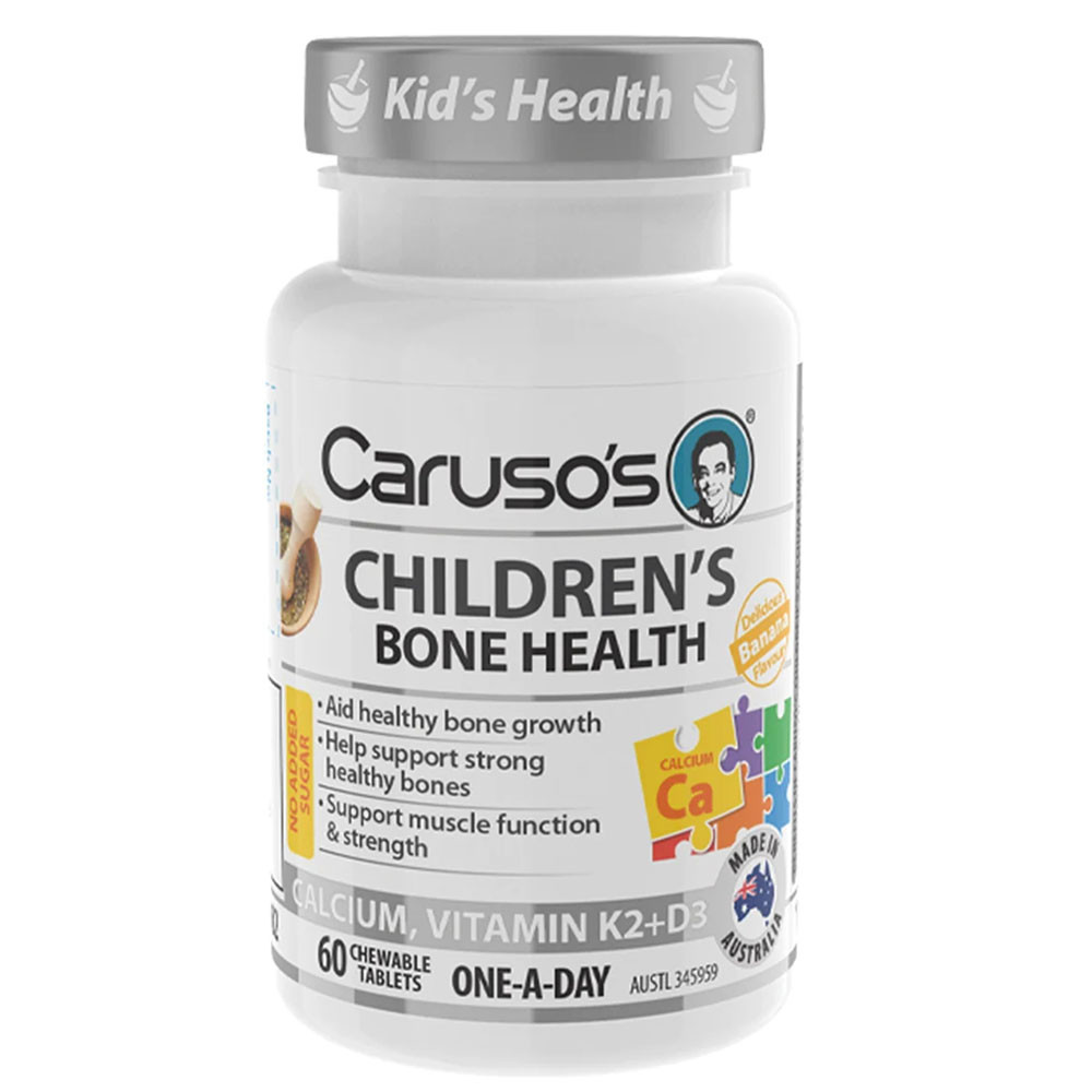 Caruso's Natural Health Children's Bone Health 60 Chewable Tablets ...