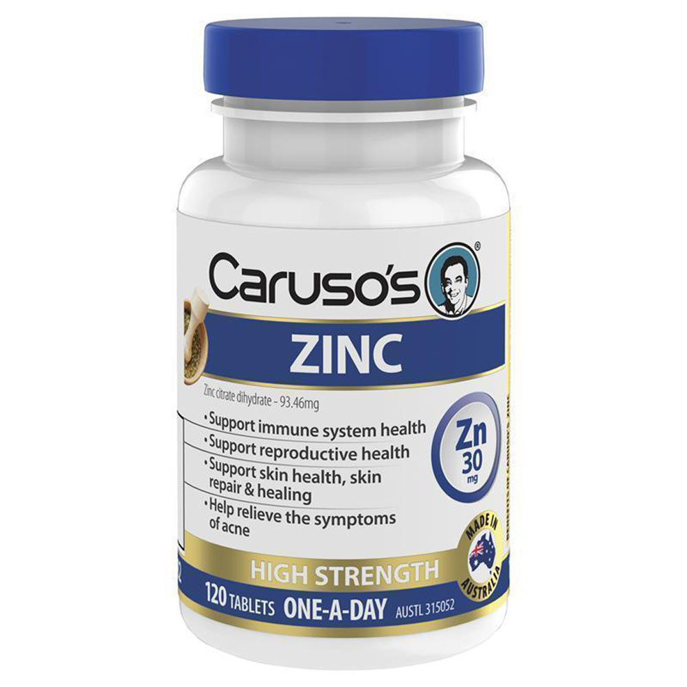 Caruso's Natural Health Zinc 120 Tablets | Natonic