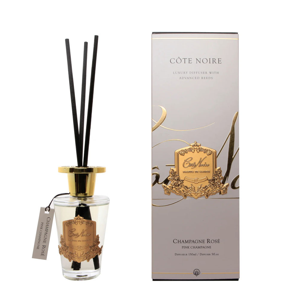 Cote Noire Gold Badge Pink Champagne Diffuser 150ml | Natonic