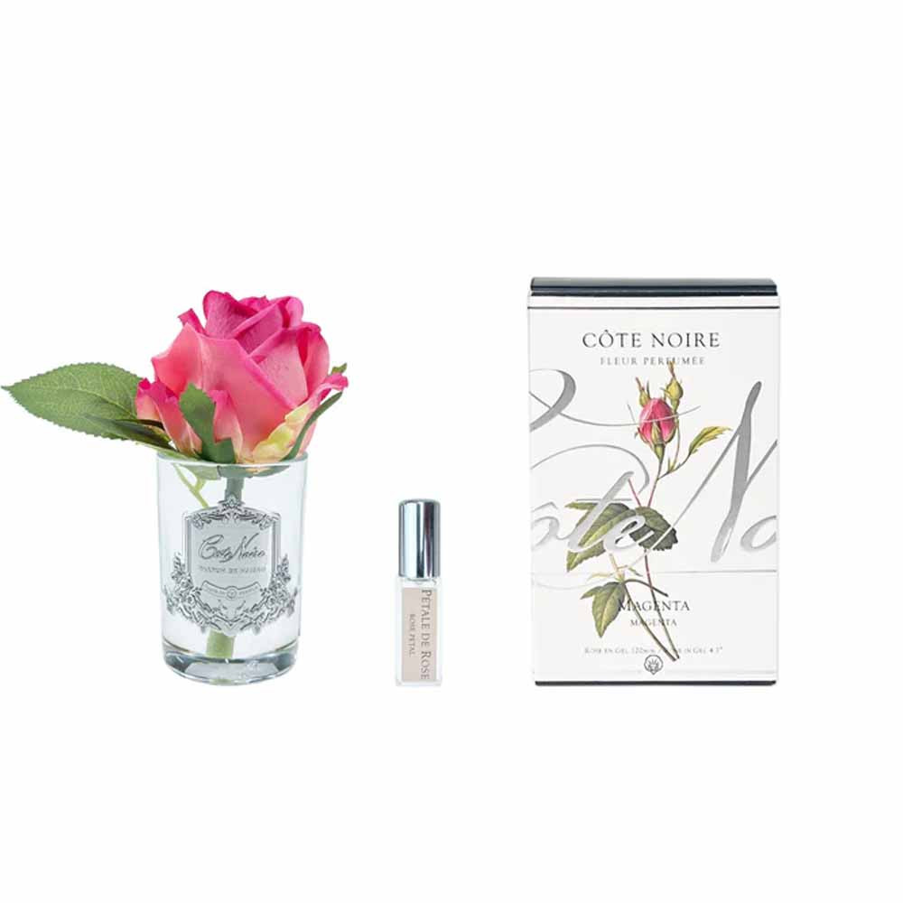Cote Noir Perfumed Natural Touch Rose Bud Clear Magenta | Natonic