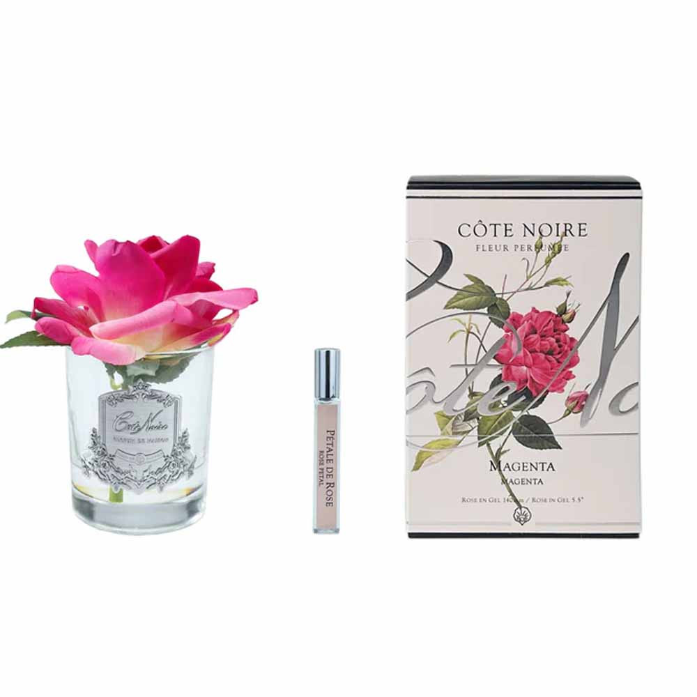 Cote Noir Perfumed Natural Touch Single Rose Clear Magenta | Natonic