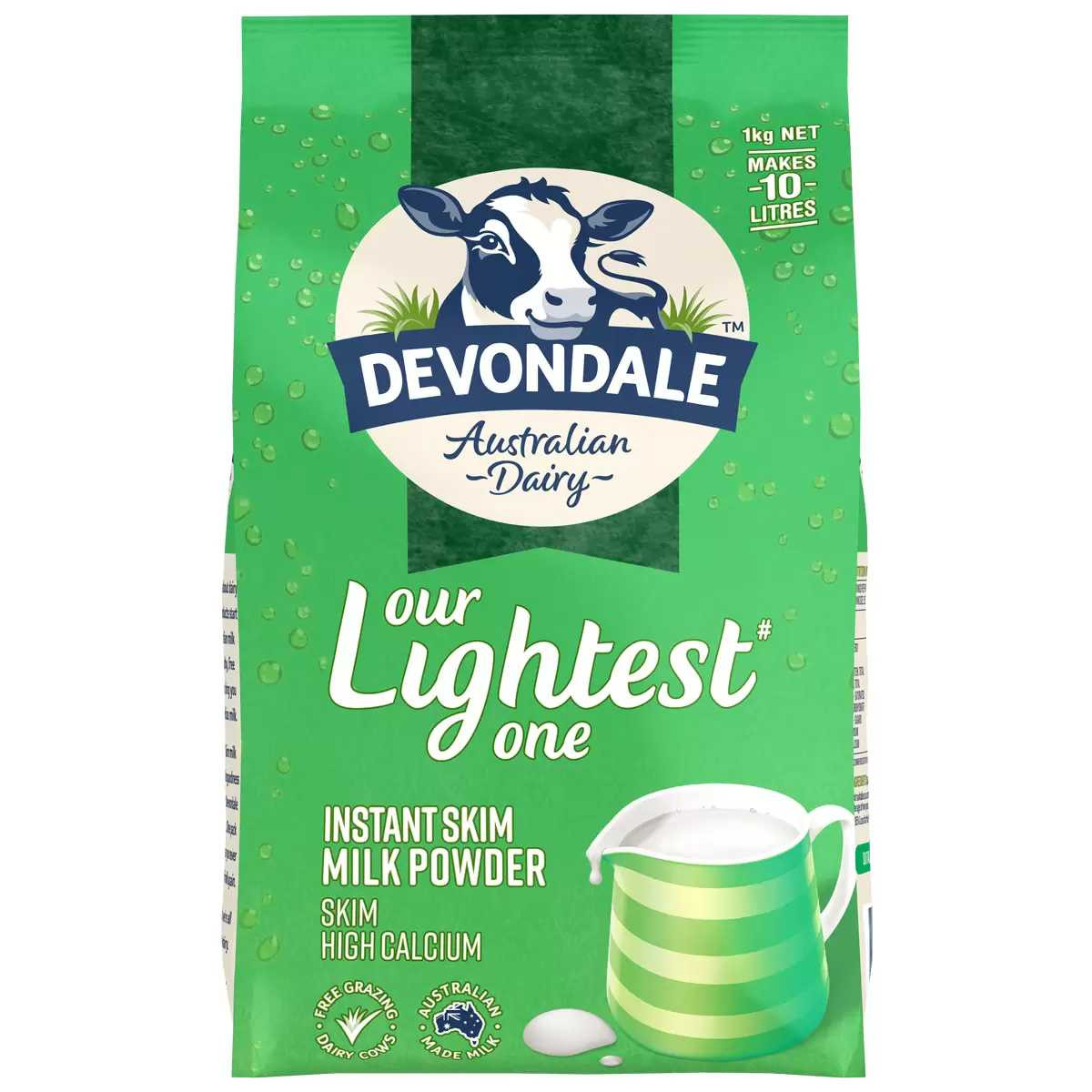 Devondale Instant Skim Milk Powder 1kg | Natonic