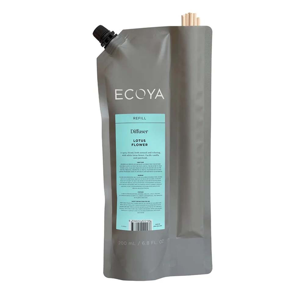 Ecoya-Lotus Flower Fragranced Diffuser Refill 200ml | Natonic