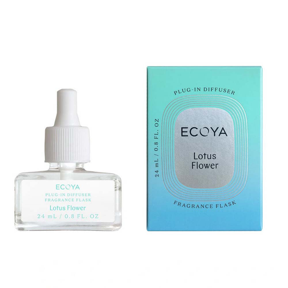 Ecoya Plug In Diffuser Fragrance Flask Lotus Flower 24ml | Natonic