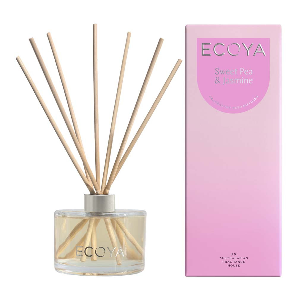 Ecoya Sweet Pea & Jasmine Fragranced Diffuser 200ml | Natonic
