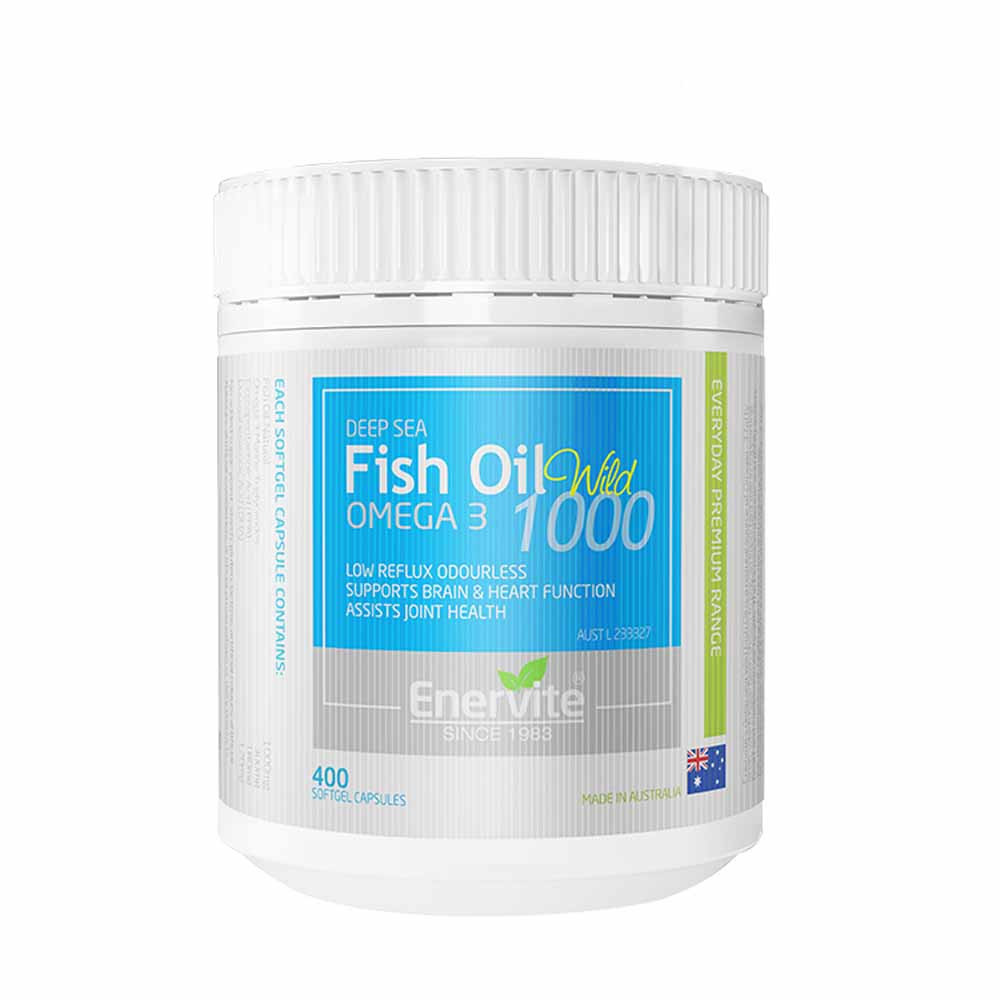 Enervite Fish Oil 400 Capsules | Natonic