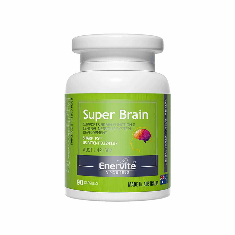 Enervite Super Brain 90 Capsules | Natonic