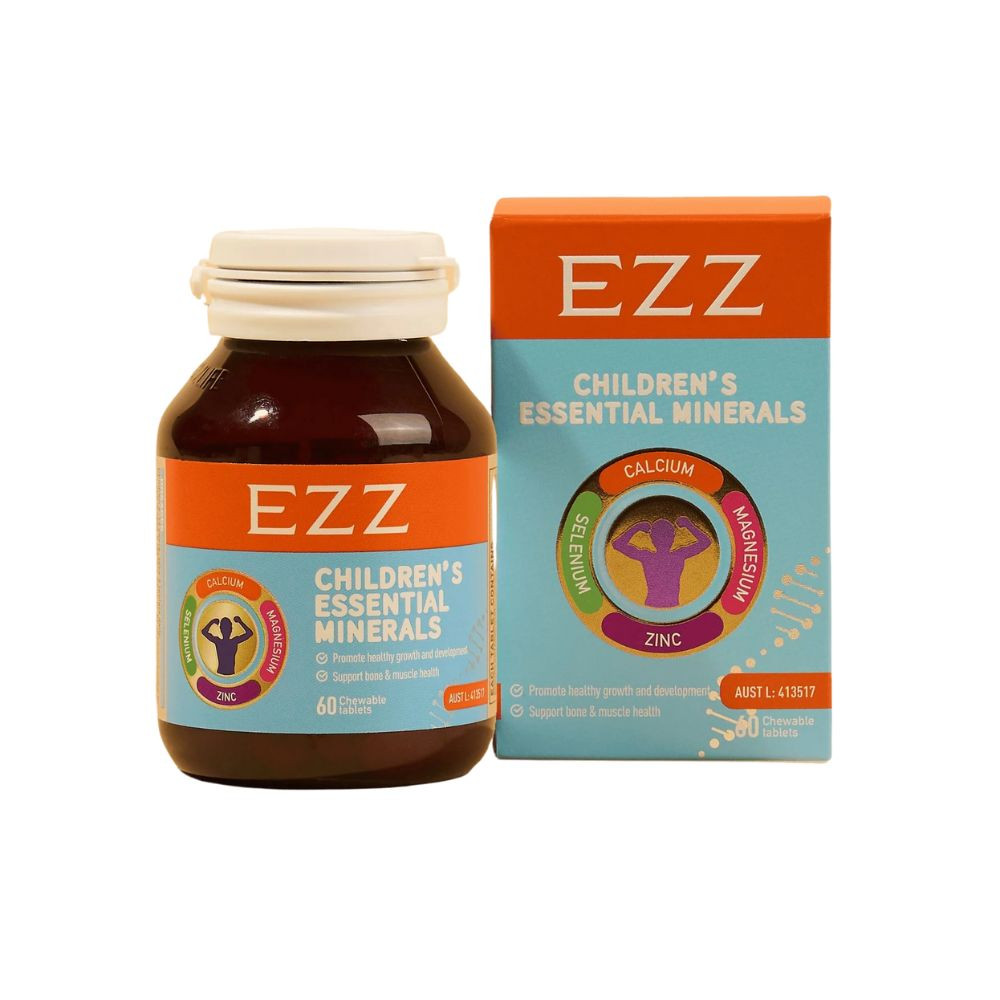 EZZ Children's Essential Minerals 60 Chewable Tablets | Natonic