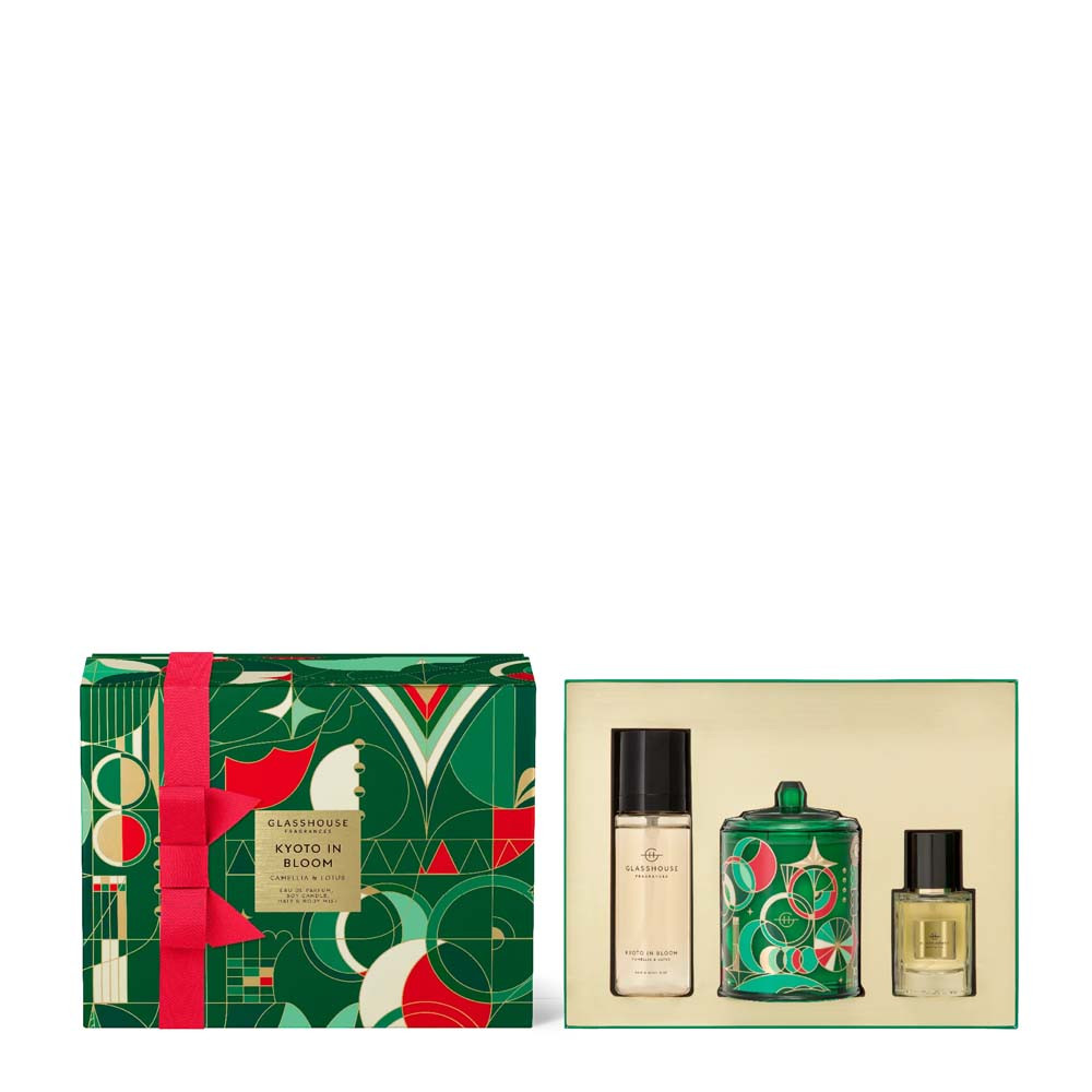 Glasshouse Fragrances Kyoto in Bloom Trio Gift Set | Natonic