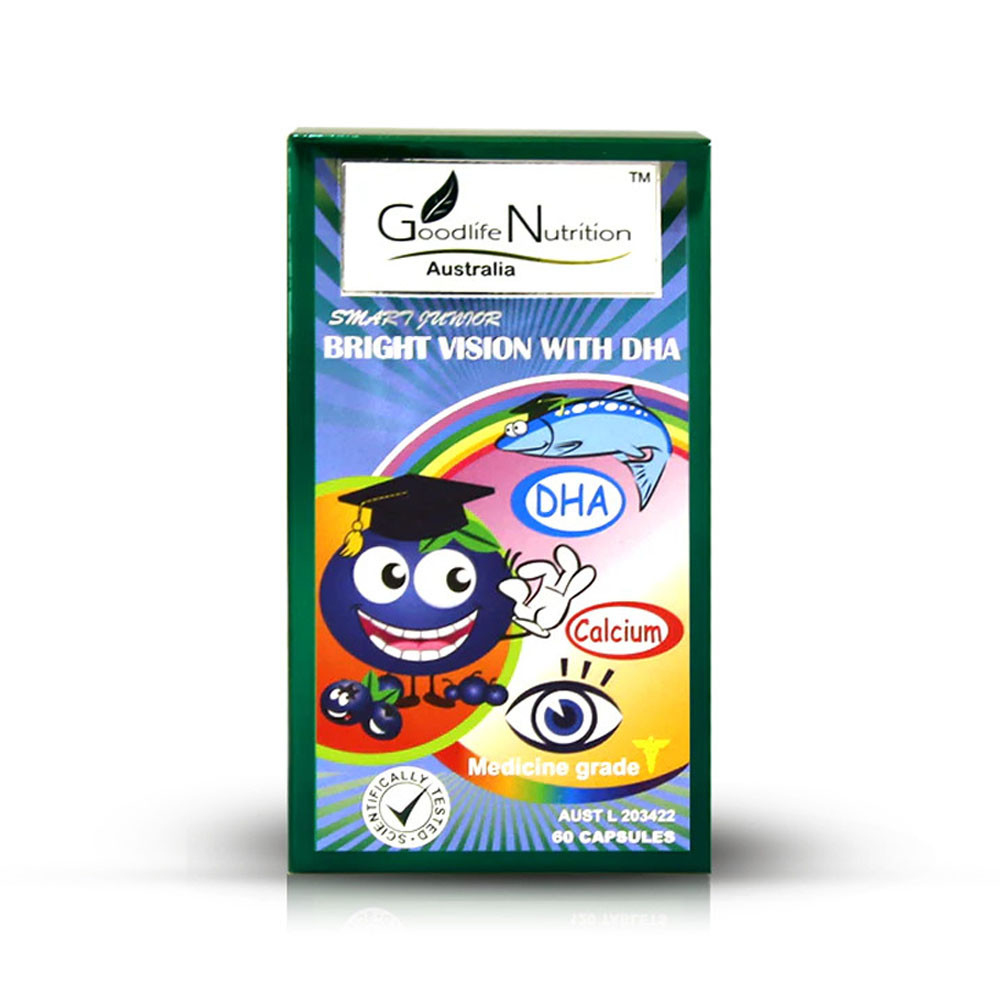 Goodlife Nutrition Bright Vision with DHA 60 Capsules | Natonic