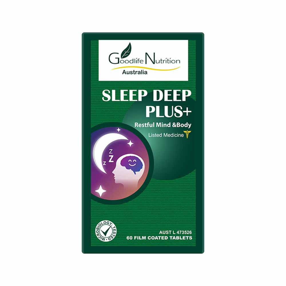 Goodlife Nutrition Sleep Deep Plus + Restful Mind & Body 60 Tablets ...