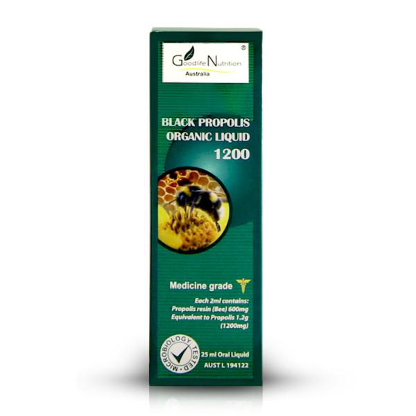 Goodlife Nutrition Black Propolis Organic Liquid 1200 25ml | Natonic