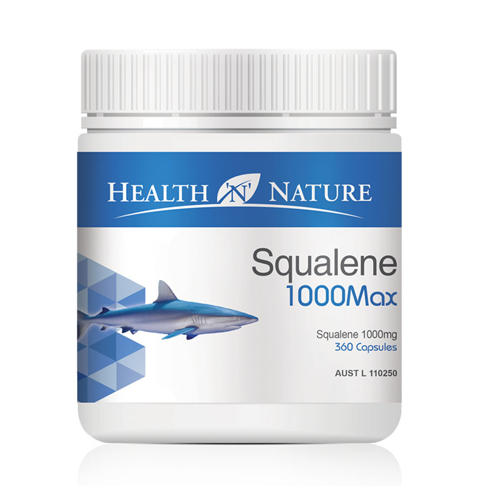 Health N Nature Squalene 1000mg Max 360 Capsules | Natonic